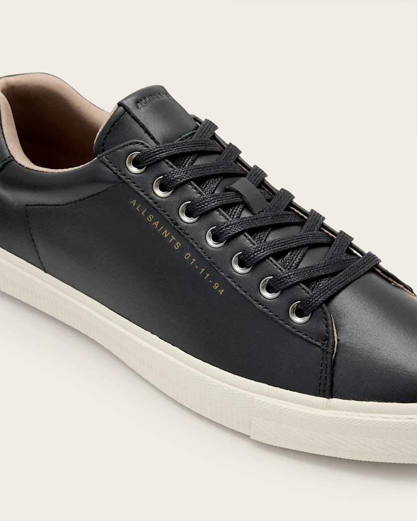 Brody Leather Low Top Trainers Black | ALLSAINTS